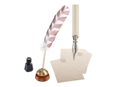 Repliken Und Dioramen Harry Potter Replik Der Hogwarts Schreibfeder Mit Hogwarts Briefpapier 31