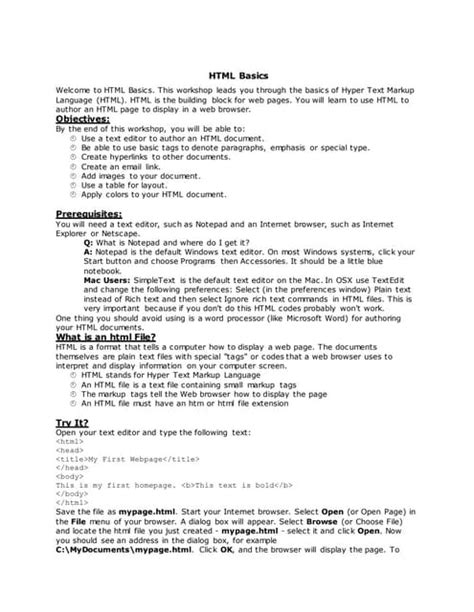 Class Vii Computers Html Docx