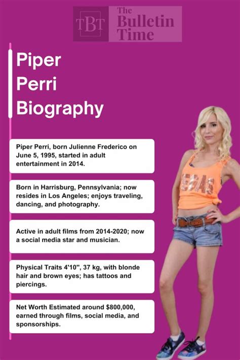 Piper Perri Biography Early Life Achievements Professional Life Net