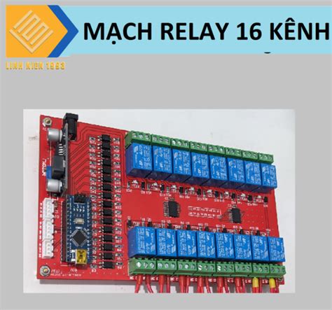 Mạch Arduino Nano 16 Kênh Relay 12v Linh Kiện 1993