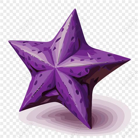 보라색 별 벡터클립 아트만화상표 Png 일러스트 무료 다운로드 Lovepik