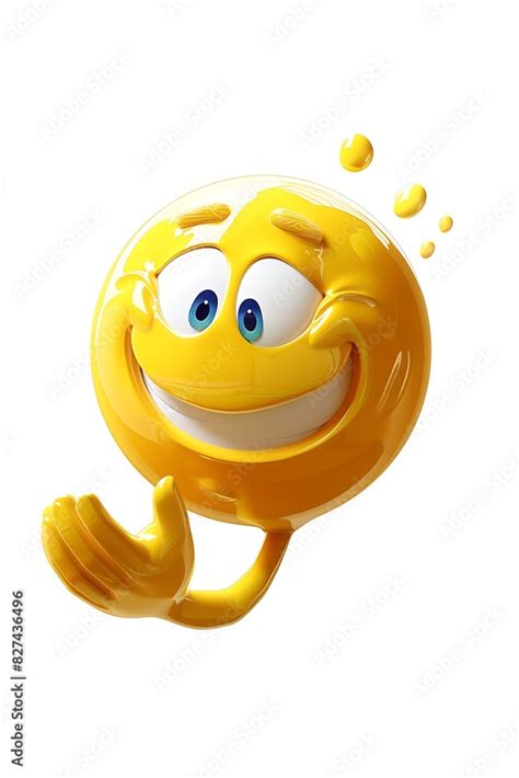 Clapping Emoji On A Bright White Background With Space For Copy The