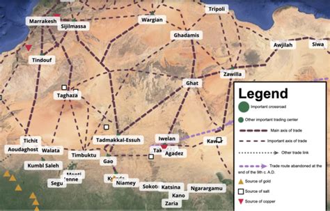 Kingdoms Of Ancient And Medieval West Africa And Trade Across The Sahara