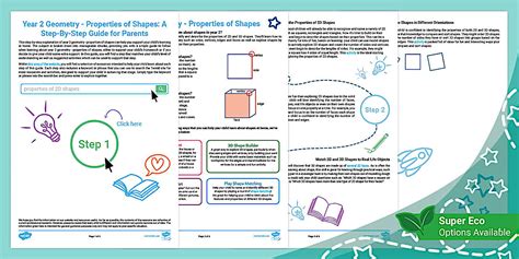 Year 2 Geometry Properties Of Shapes A Step By Step Guide For Parents