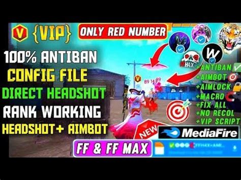 Ob40 Update Auto Headshot Config File Free Fire Aimbot Aimlock