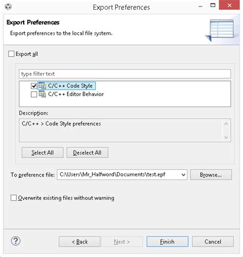 CCSv How To Export Code Formatter Profile Code Composer Studio Forum Code Composer