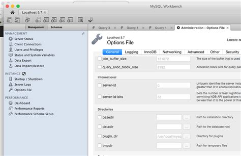 How To Change Mysql Data Directory Using Workbench Gui Stack