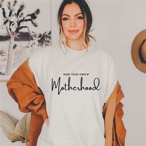 Mind Your Own Motherhood Svg Png Mom Life Svg Mom Shirt Svg Etsy
