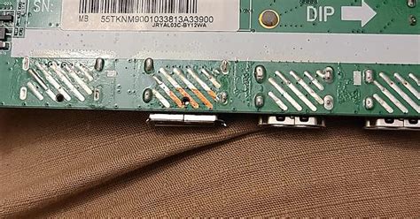 Display Port Circuit Board Is Brownish At The Connection Is It