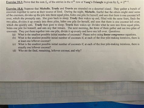 solved exercise 10 3 prove that the sum sn of the entries