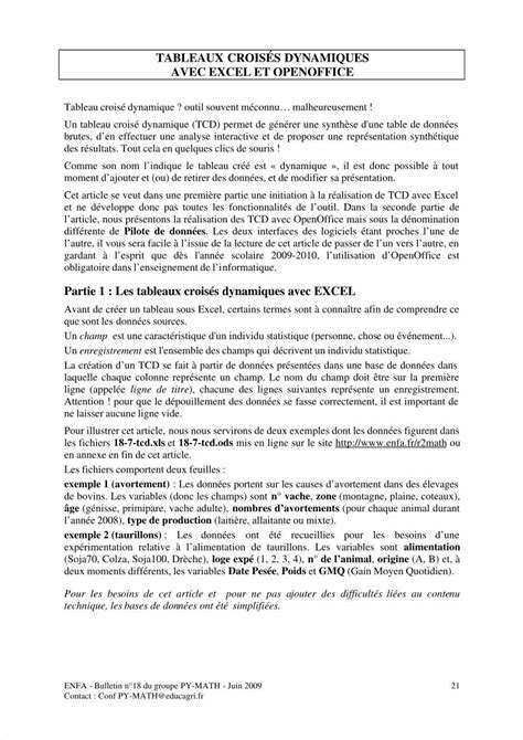 PDF Tableau croisé dynamique DOKUMEN TIPS