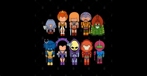 masters of the vectorverse vector eds he man sticker teepublic