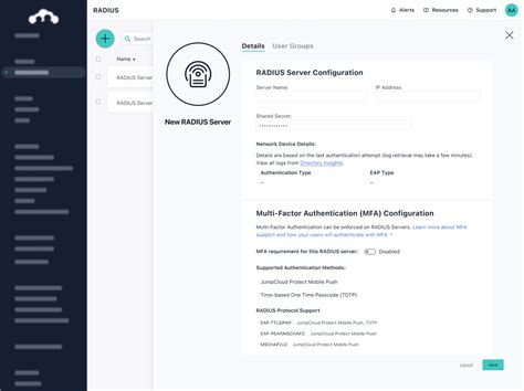 Cloud RADIUS From JumpCloud No Setup Network Control