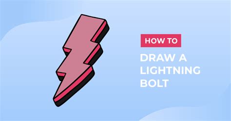 How To Draw A Lightning Bolt Design School