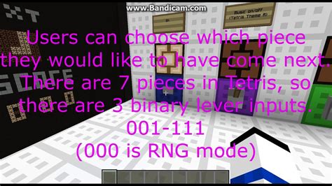 Tetris In Minecraft YouTube