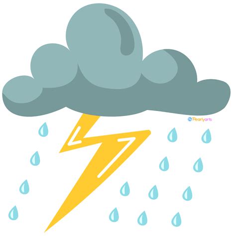 Free Rain Cloud Clipart Pearly Arts