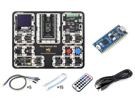 Raspberry Pi Pico Entry Level Sensor Kit Including Pico Expansion