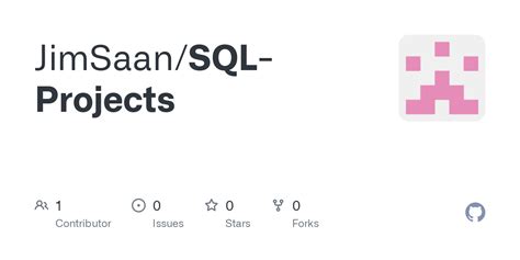 GitHub JimSaan SQL Projects