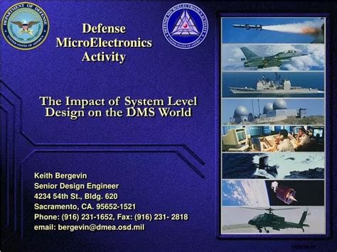 Ppt Defense Microelectronics Activity Powerpoint Presentation Free
