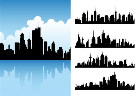 Tokyo City Silhouette Vector Skyline Illustration Stock Vector Image