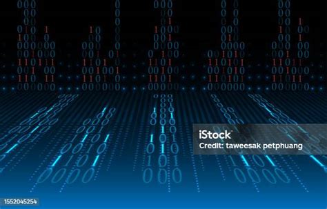 Binary Code Seamless Pattern Abstract Technology Background Programming