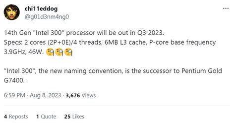 Prosesor Intel 300 Dipastikan Meluncur Sasar Pasar Entry Level