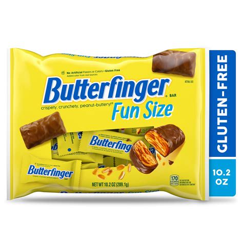 Butterfinger Chocolatey Peanut Buttery Fun Size Candy Bars 102 O