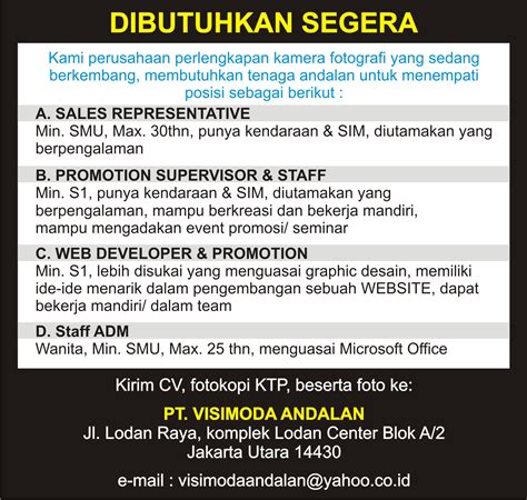 Lowongan Teknik Mesin Homecare24