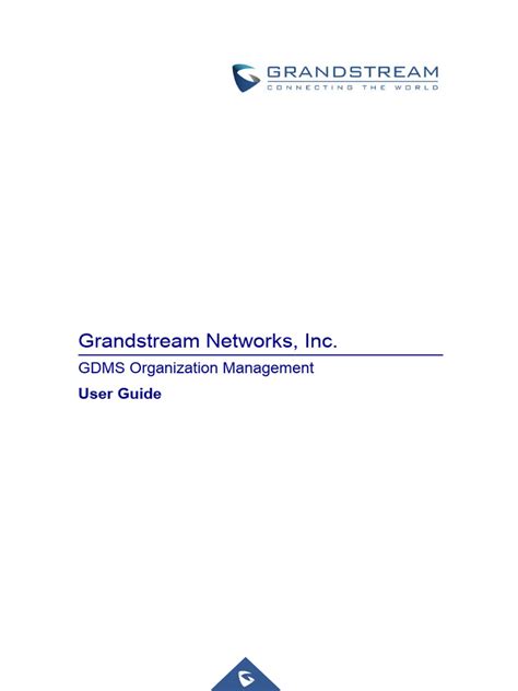 Gdms Organization Management Pdf Session Initiation Protocol