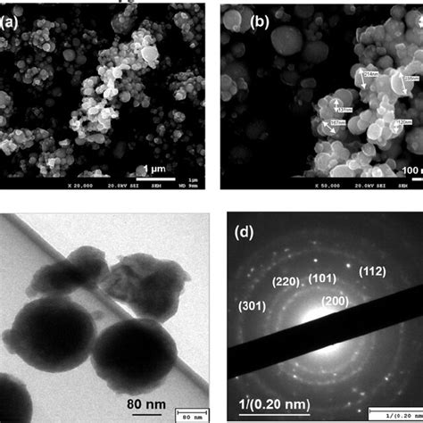 Sem Micrographs Showing Snnps In A Low Magnifications 20 000× B High