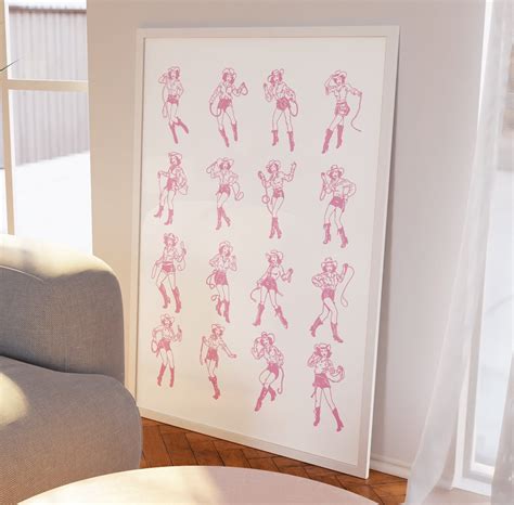 Wall Art Cowgirl Above Bed Wall Art Vintage Cowgirl T For Wife