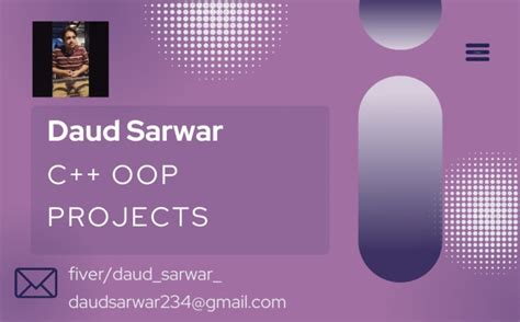 Build You A C Language Oop Or Programming Fundamentals Project By Daudsarwar Fiverr