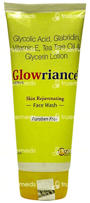 Glowriance Facewash 100 Ml Uses Side Effects Dosage Price Truemeds