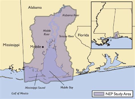 Mobile Bay Map