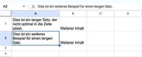 Google Tabelle Zeilenumbruch Manuell Und Automatisch IONOS AT