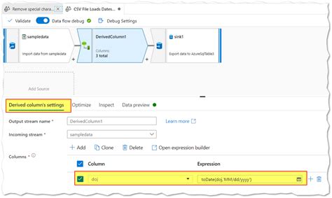 Csv File Loads Dates As Null Values Azure Data Factory Microsoft Qanda