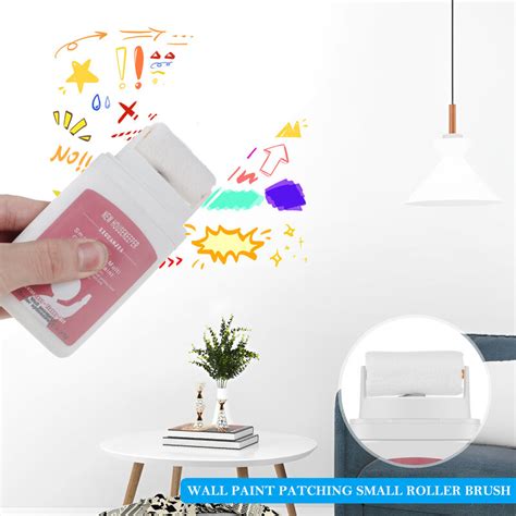 벽 페인트용 소형 롤러 브러시 라텍스 페인트 그물 맛 그래피티 페인트 벽 수리 크림 롤링 브러시 페이스트 롤러 도구 3 개 도구 세트