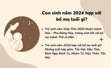 Bố Mẹ đã Biết Sinh Con Năm 2024 Là Năm Con Gì Và Mệnh Gì Chưa Huggies