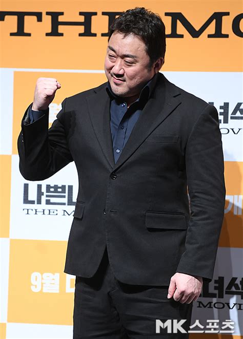 마동석 `주먹 불끈` Mk포토 Mk스포츠