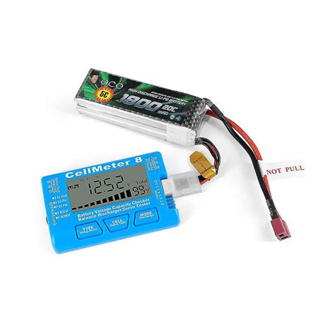 Rc Cellmeter 8 Digital Battery Capacity Checker Controller Tester