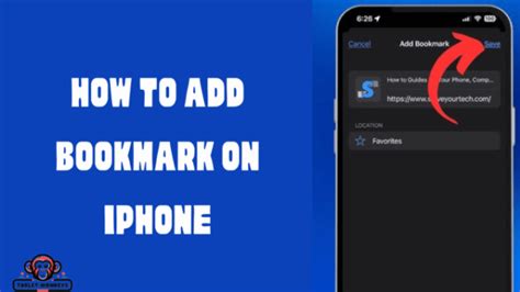 How To Add Bookmark To Your Iphone Or Ipad Home Screen
