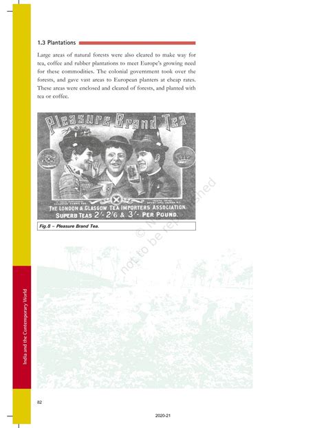 Forest Society And Colonialism NCERT Book Of Class History India And The Contemporary World I