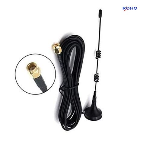 433mhz 7dbi Unity Gain Omni Antenna With Magnetic Base And Male Sma
