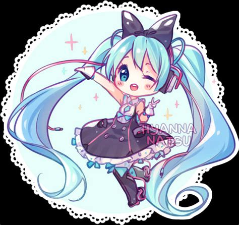 Download Chibi Hatsune Miku Cute Pose