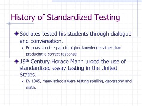 PPT Standardized Testing Restrict Or Expand PowerPoint Presentation ID