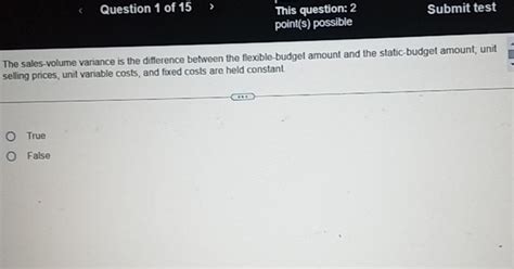 Solved Question Of This Question Submit Testpoint S Chegg
