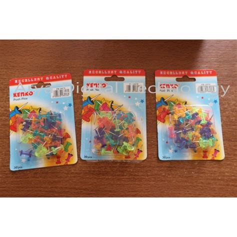Push Pins Kenko Paku Pin Warna Paku Payung PN 30TR Transparan Murah