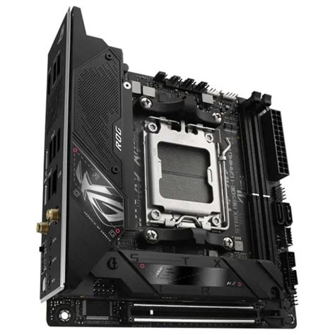 Placa Mãe Mini Itx B650e I Asus Rog Strix Pci 50 Amd Am5 Ddr5 Rgb Wifi Bluetooth Pc
