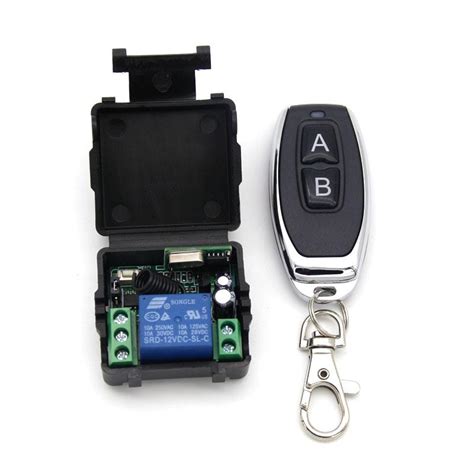 Módulo Relé 1 Canal Rf 433mhz 12v um Controle Remoto N 001 Arduino e Eletrônica