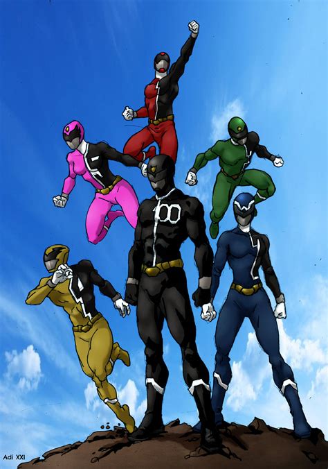 Commission Power Rangers By Adi Herawan On Deviantart